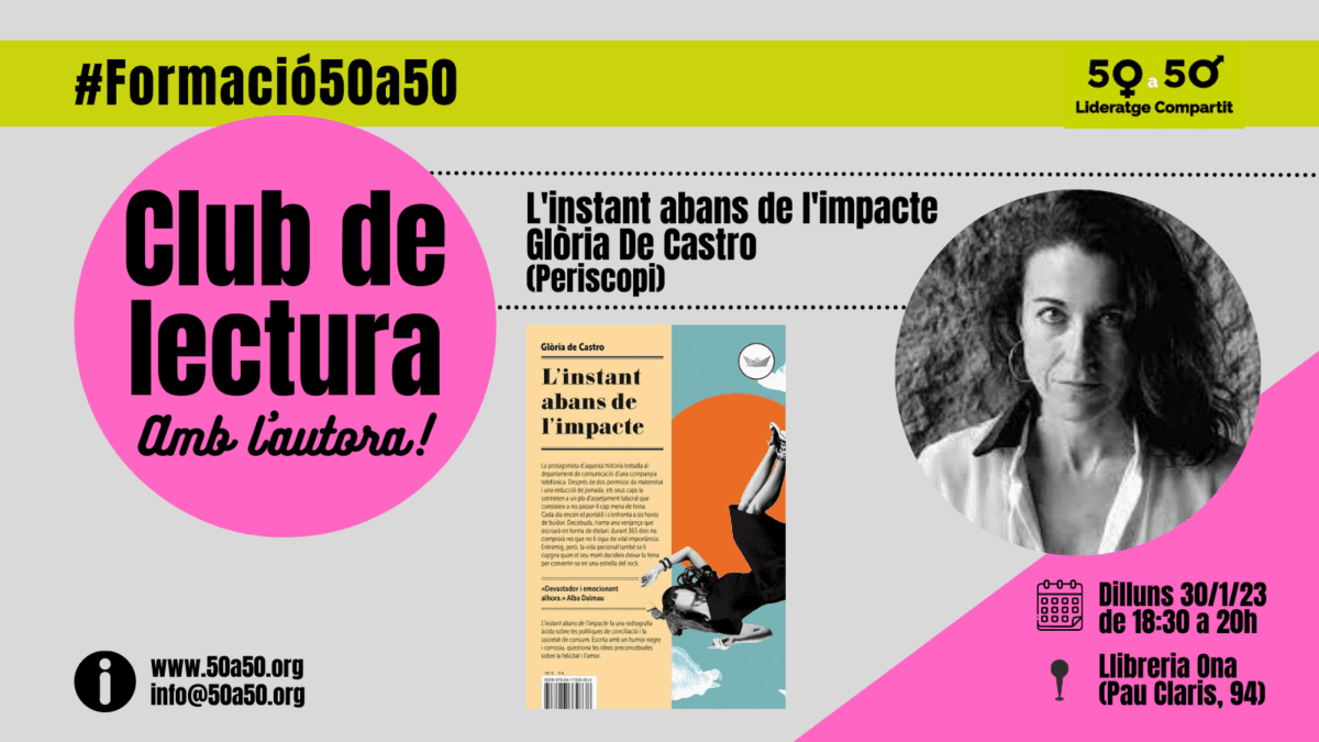 Glòria de Castro i la seva primera novel·la, “L’instant abans de l ...